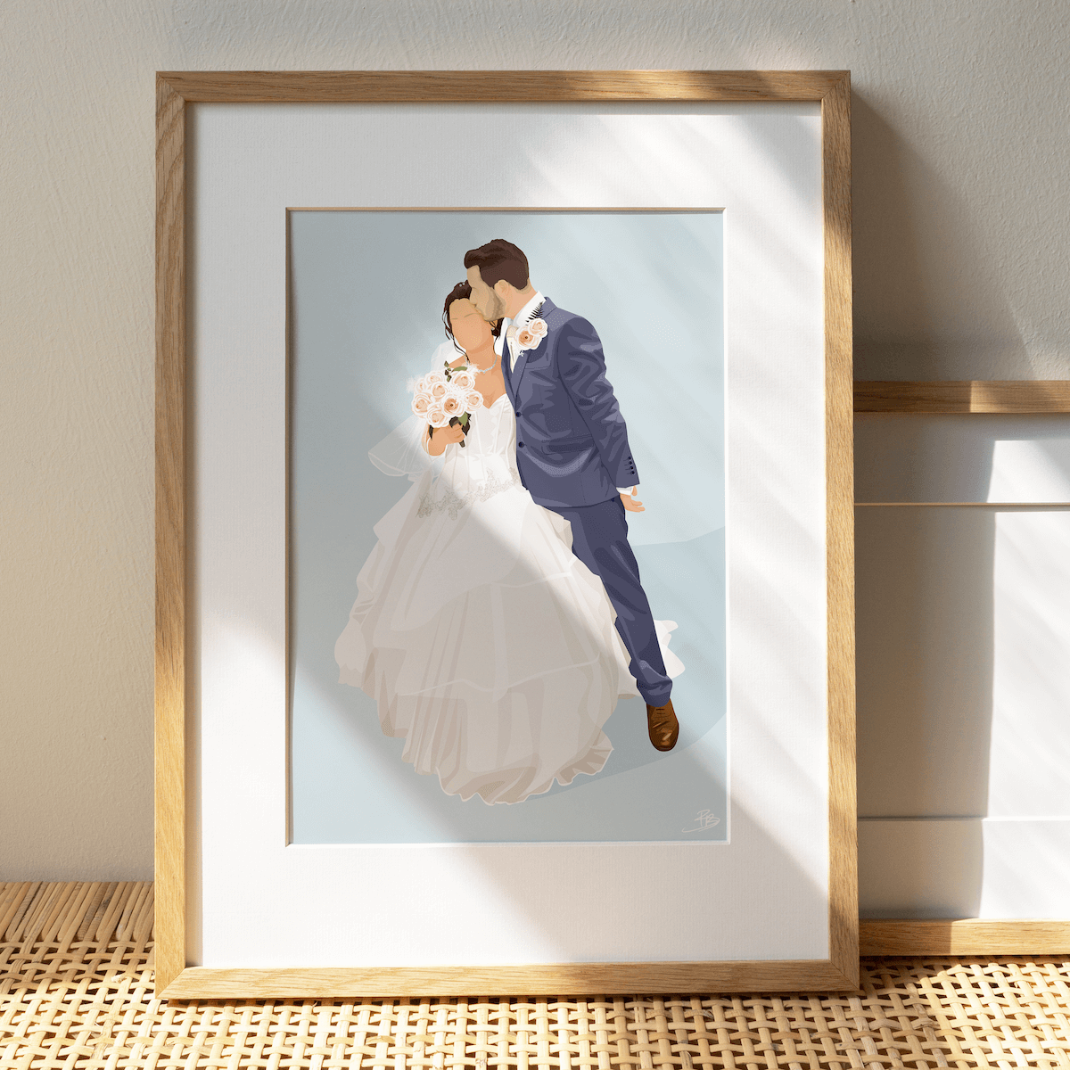 Custom wedding artwork | Beachweddingtips.com