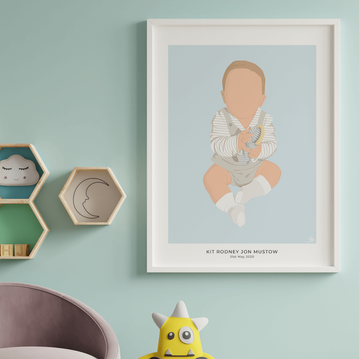 Custom Children Illustration – Born Beau